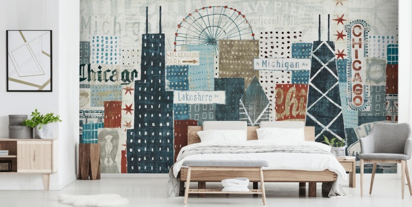 Chicago Wallpaper & Wall Murals | Wallsauce US