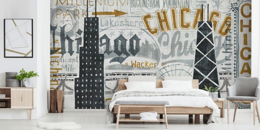 Chicago Wallpaper & Wall Murals | Wallsauce US