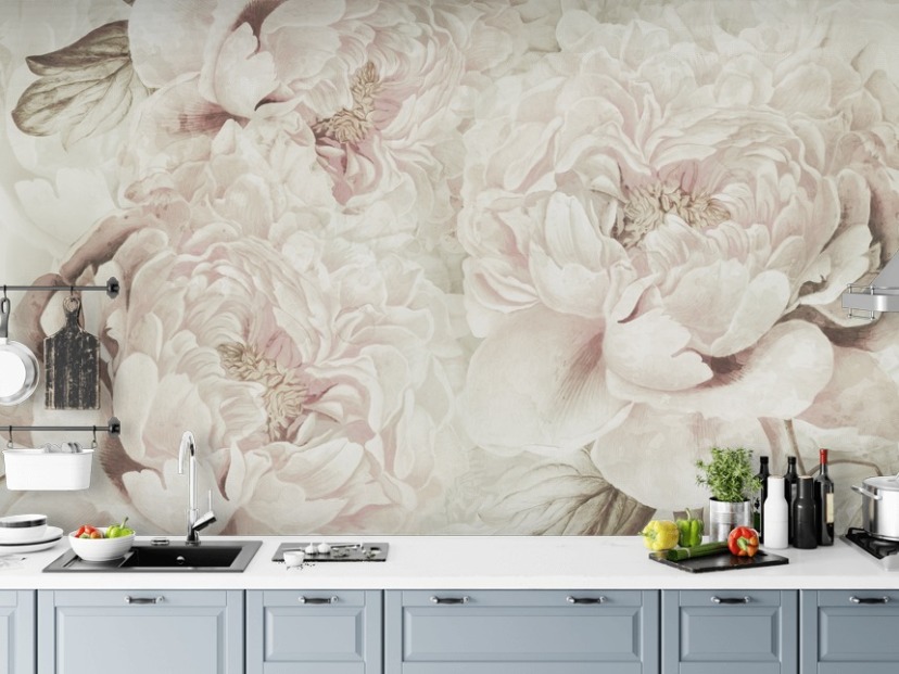 Peony Wallpaper & Wall Murals | Wallsauce UK