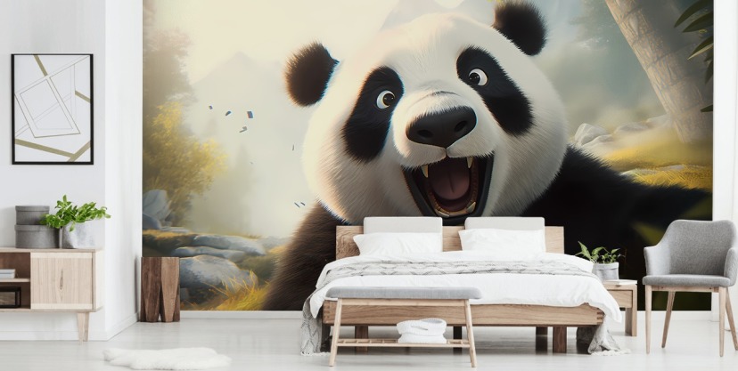 Panda Wallpaper & Panda Wall Art | Wallsauce NZ