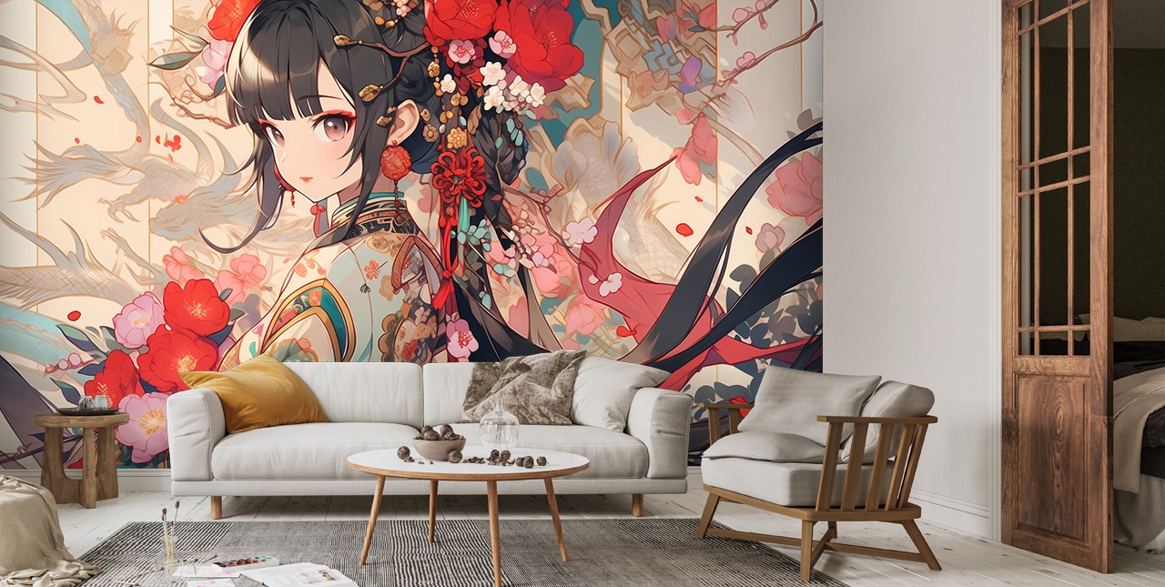 Anime Princess Wall Mural | Wallsauce US