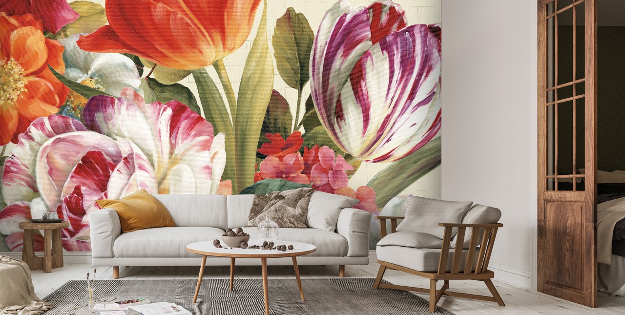 Garden View Wall Mural By Lisa Audit | Wallsauce UK