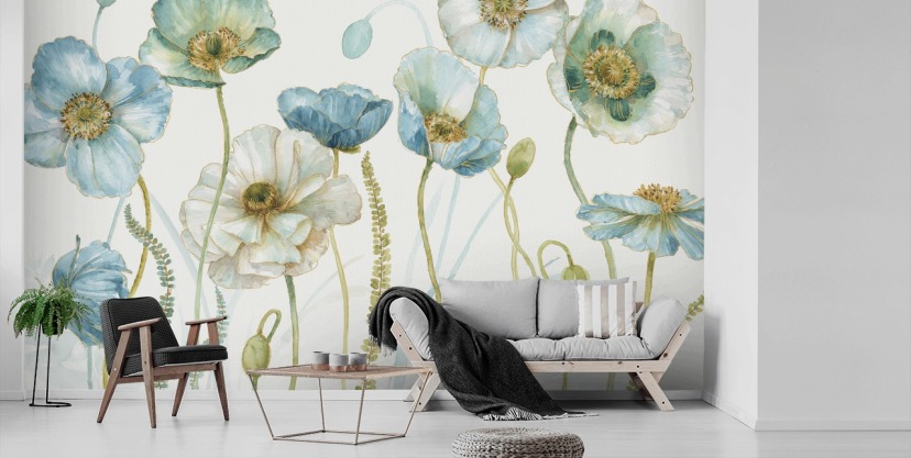 Botanical Wall Murals by Lisa Audit | Wallsauce UK