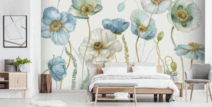 Botanical Wall Murals by Lisa Audit | Wallsauce UK