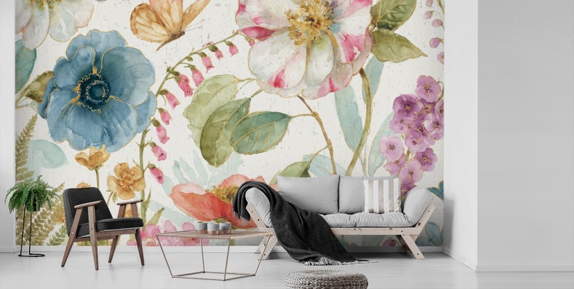 Botanical Wall Murals by Lisa Audit | Wallsauce UK