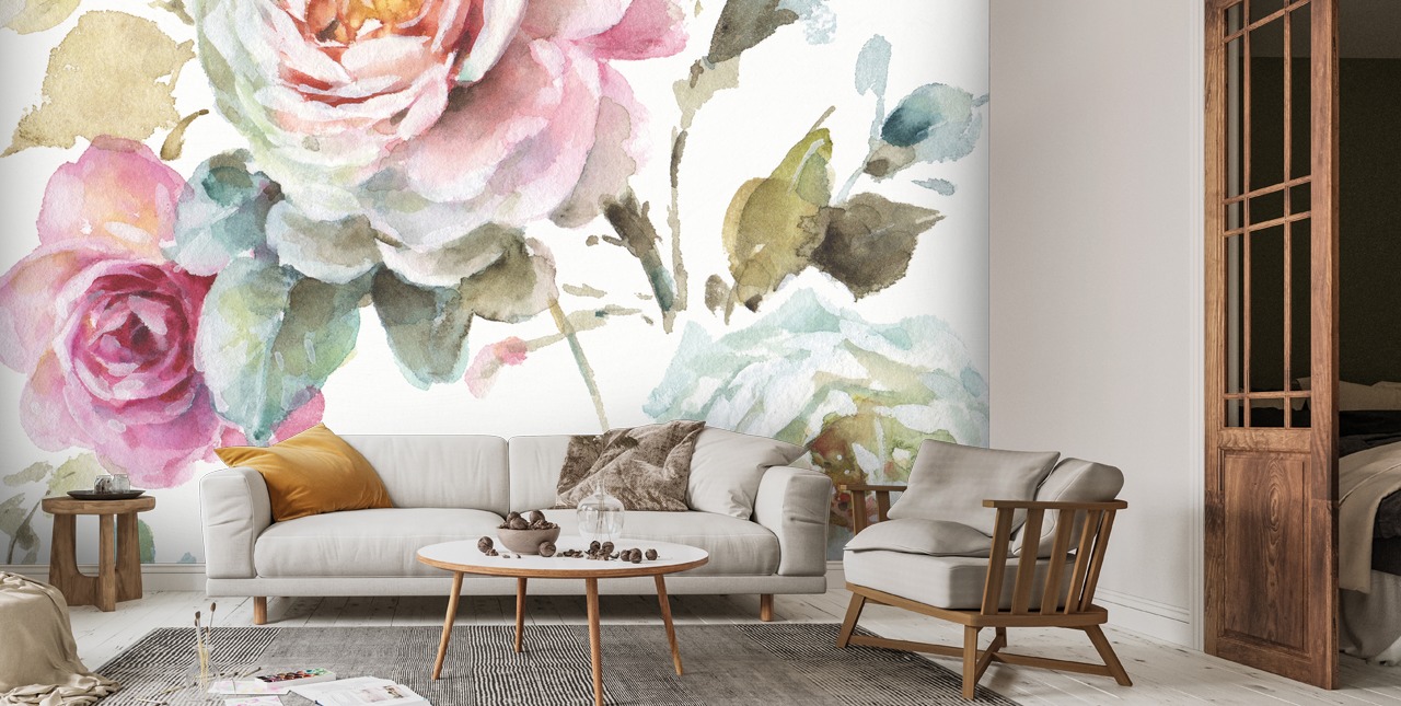 Beautiful Romance Mural By Lisa Audit | Wallsauce US