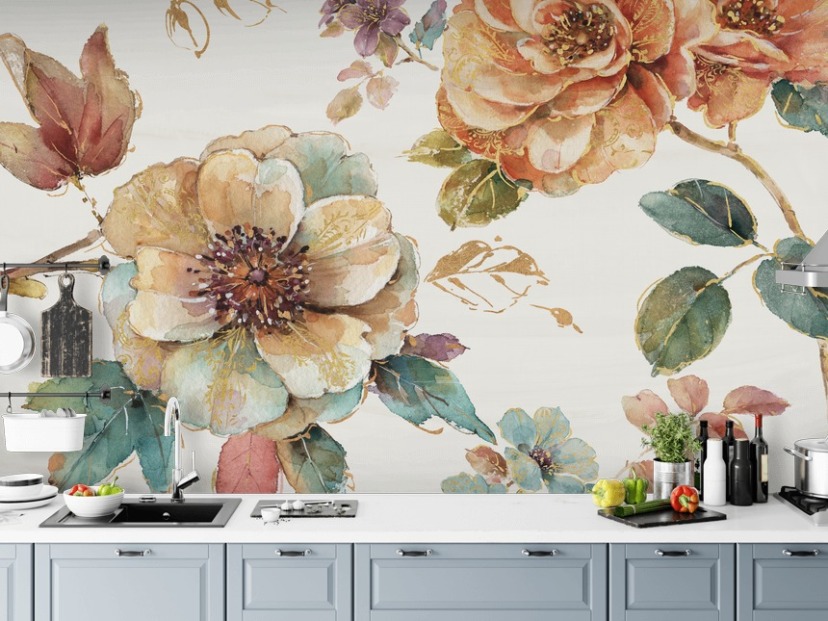 Botanical Wall Murals by Lisa Audit | Wallsauce UK