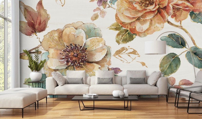 Botanical Wall Murals by Lisa Audit | Wallsauce US