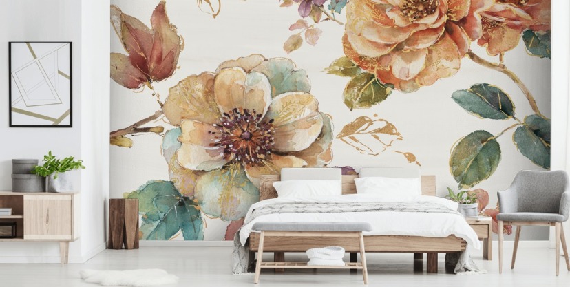 Botanical Wall Murals by Lisa Audit | Wallsauce UK