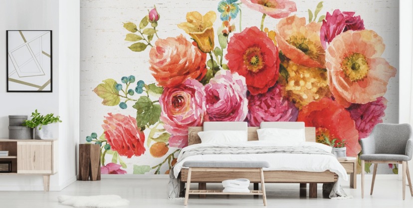 Multicoloured Wallpaper Murals | Wallsauce US
