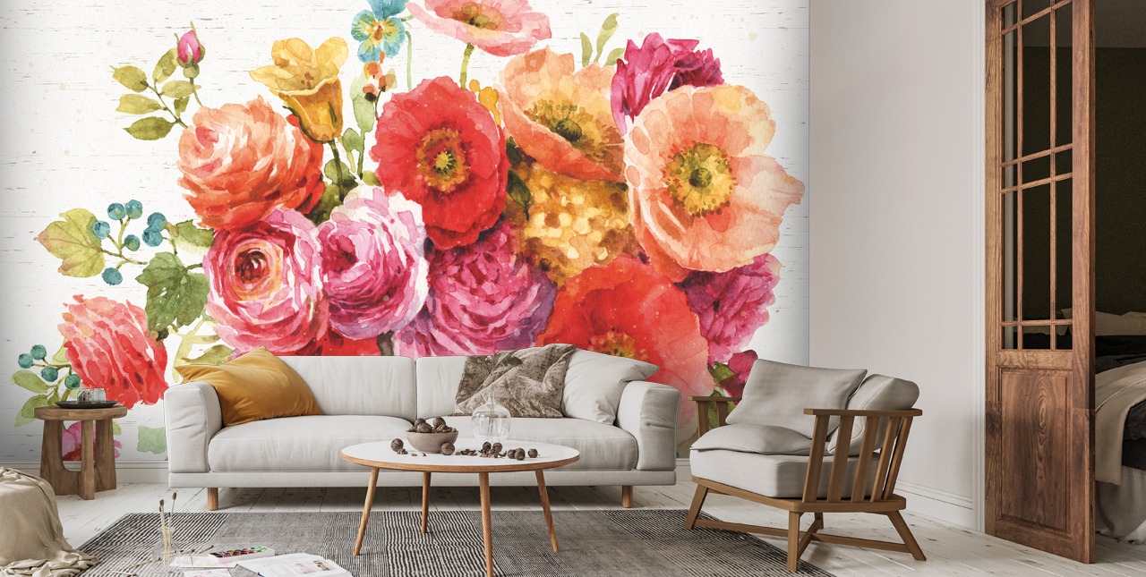 Country Fresh Mural By Lisa Audit | Wallsauce US