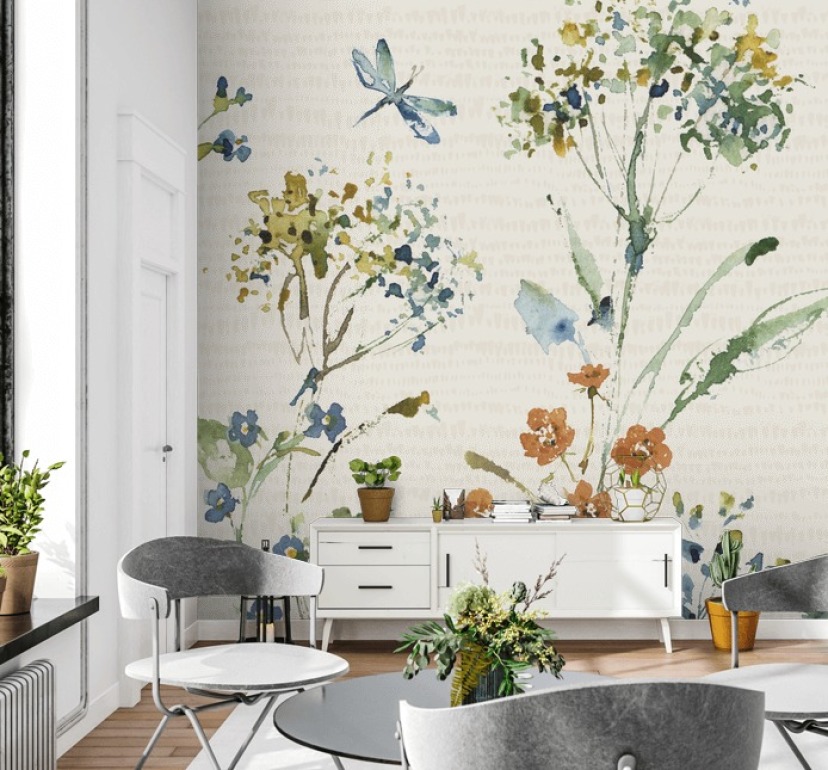 Botanical Wall Murals by Lisa Audit | Wallsauce US