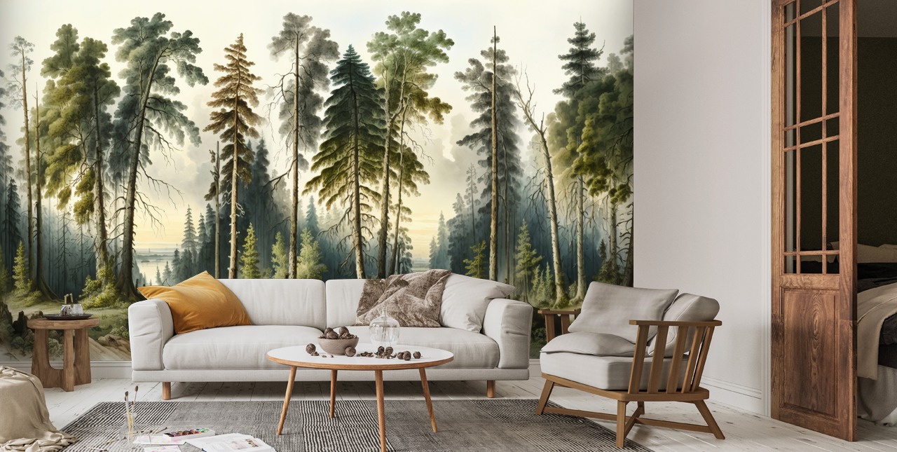 Dancing Forest Mural -The Wilderness Collection | Wallsauce US
