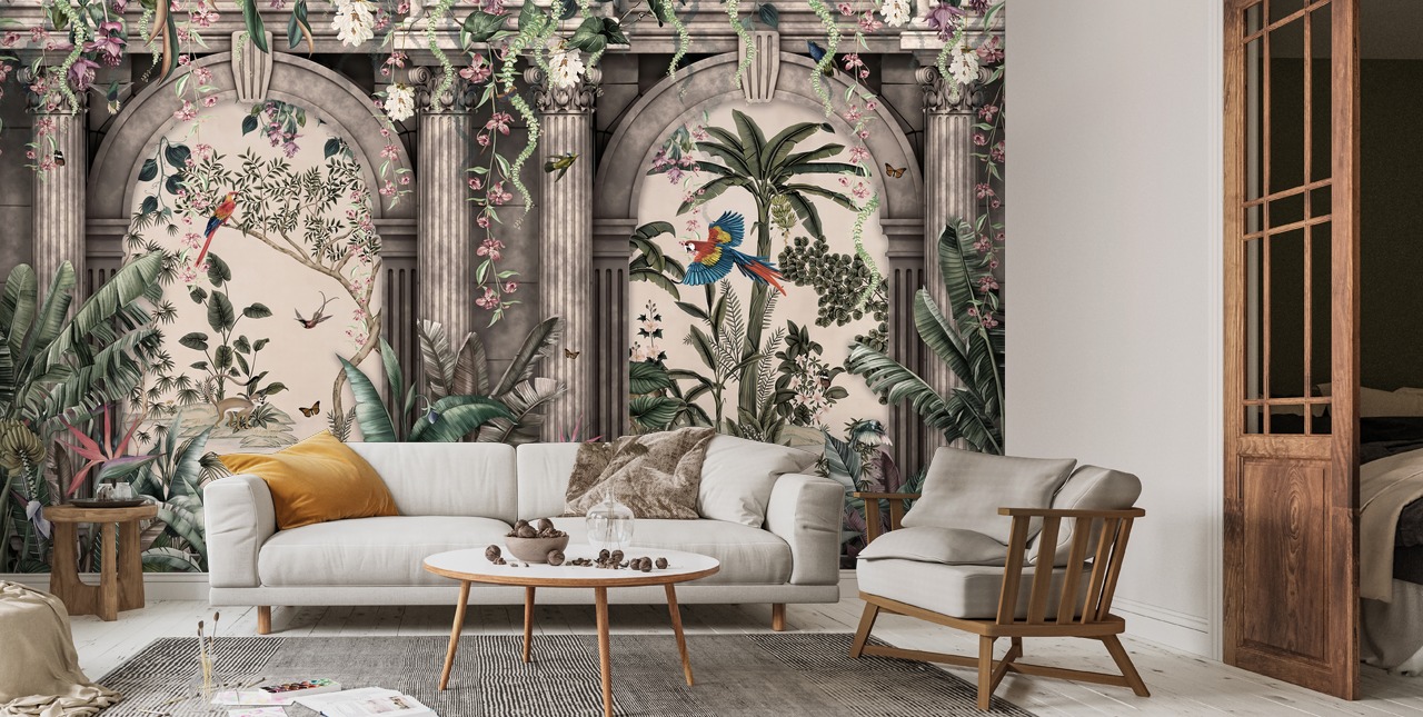 Hidden Gem Wallpaper Mural | Wallsauce UK