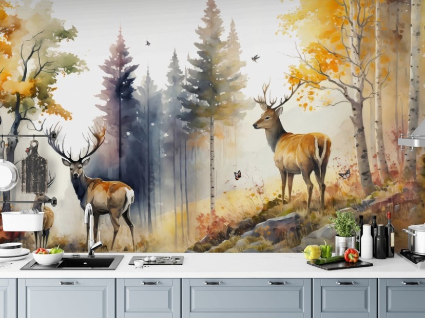 Stag Wallpaper & Deer Wallpaper | Wallsauce AU