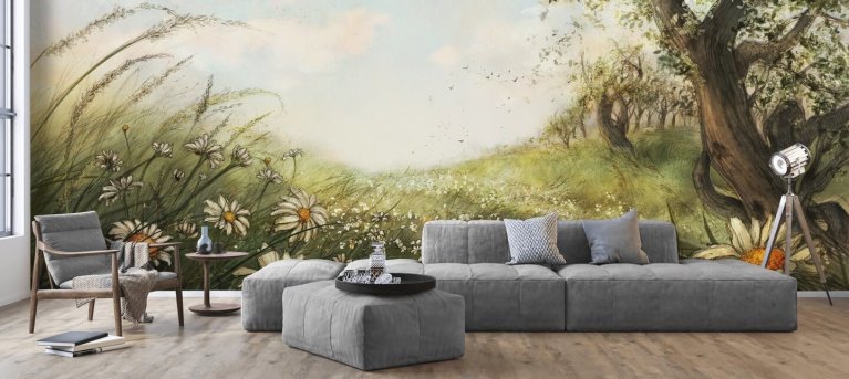 Daisy Wallpaper & Wall Murals | Wallsauce CA