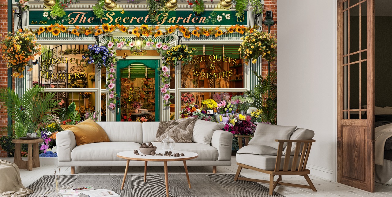 The Secret Garden Wallpaper Mural | Wallsauce US