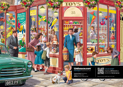 Corner Toy Shop Wallpaper Mural | Wallsauce AU