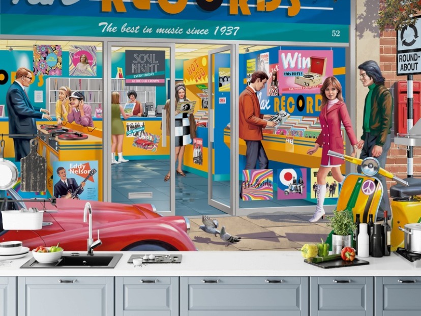Music Wallpaper & Wall Murals | Wallsauce UK