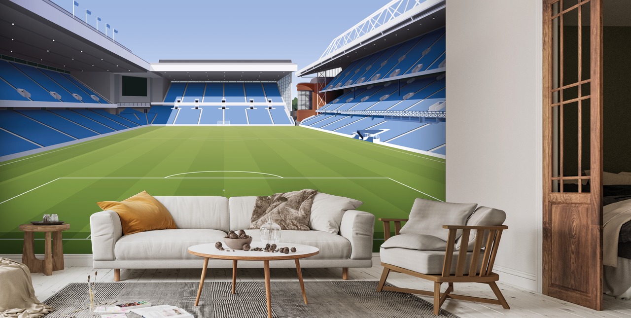 Fondo de pantalla del estadio de fútbol de Ibrox | Wallsauce ES