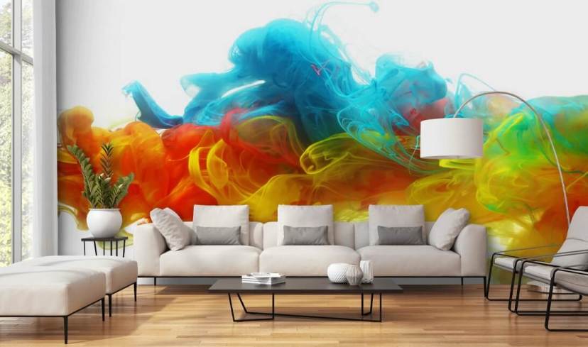 Abstract behang en abstracte muurschilderingen | Wallsauce NL