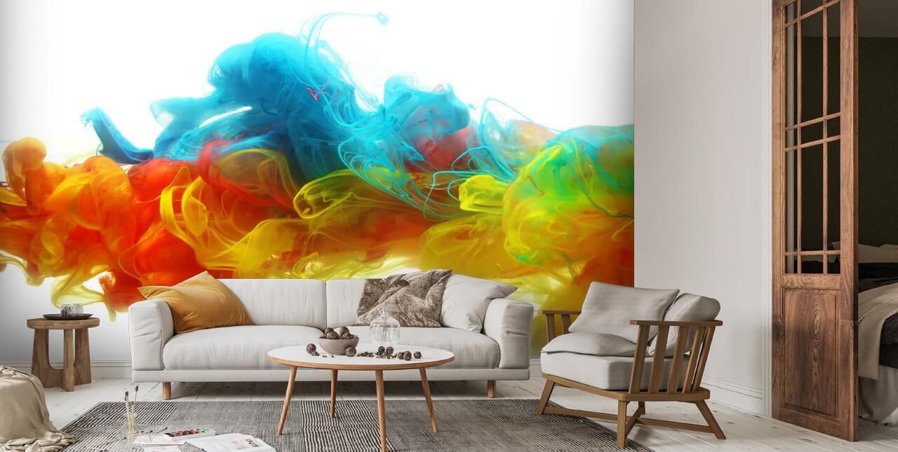 Clouds of Colour Wall Mural | Wallsauce US