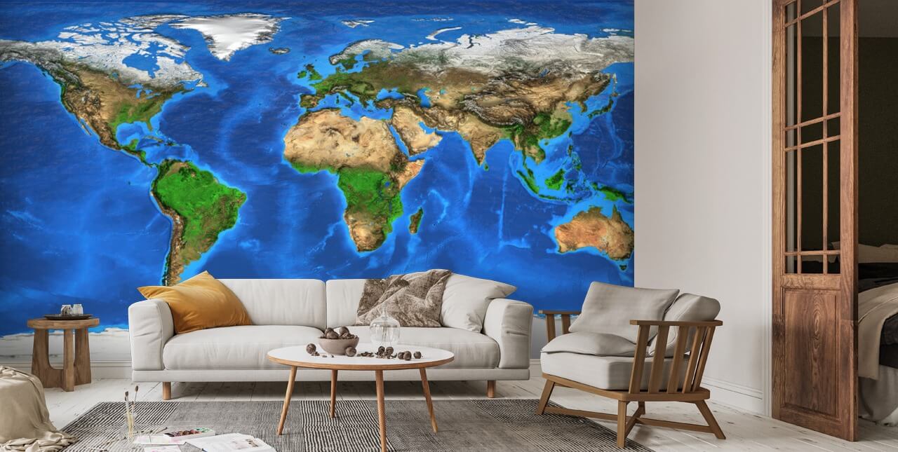 3d World Globe Wallpaper