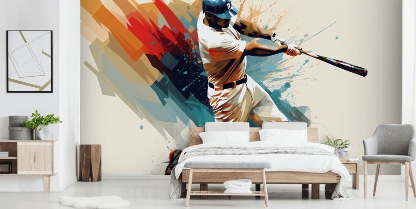 Baseball Wallpaper & Wall Murals | Wallsauce US