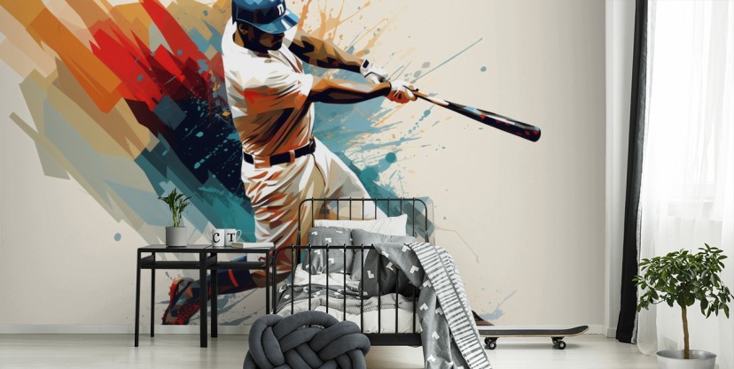 Baseball Wallpaper & Wall Murals | Wallsauce AU