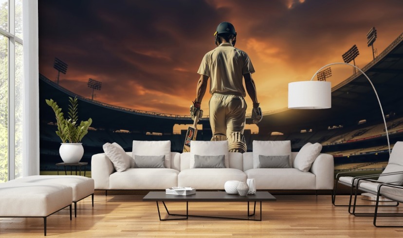 Cricket Wallpaper Murals | Wallsauce UK