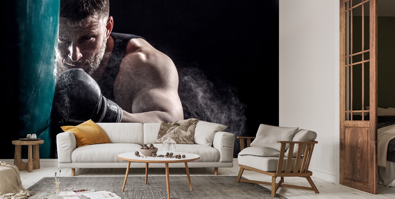 Punching Bag Wallpaper Mural | Wallsauce NZ