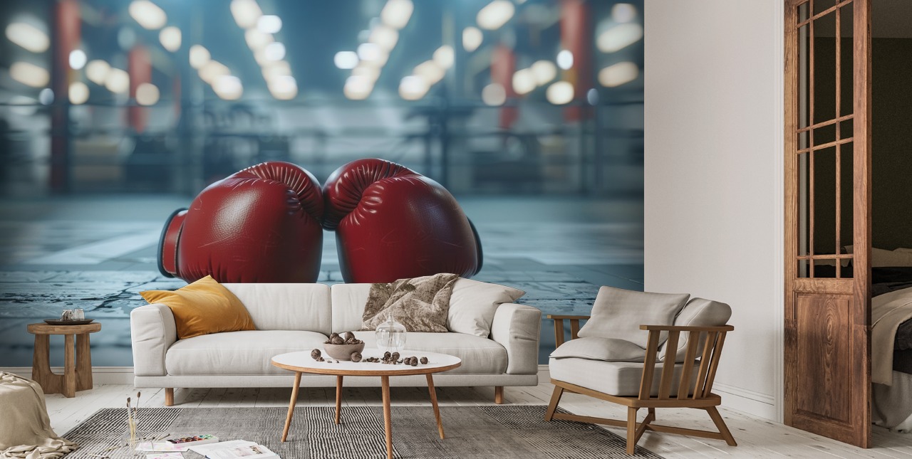 Boxing Gym Wallpaper Mural | Wallsauce UK