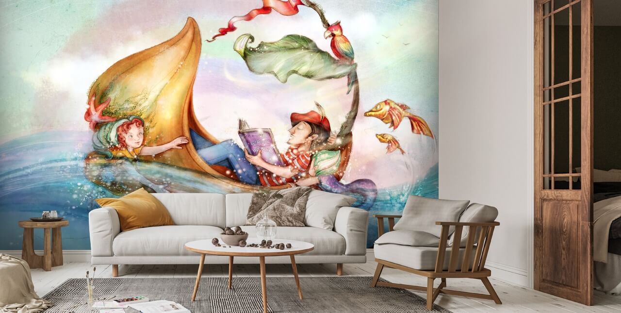 The Story Teller Wall Mural | Wallsauce UK