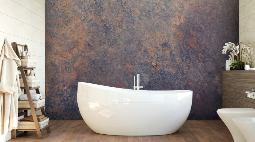 Metal & Rust Effect Wallpaper | Wallsauce UK