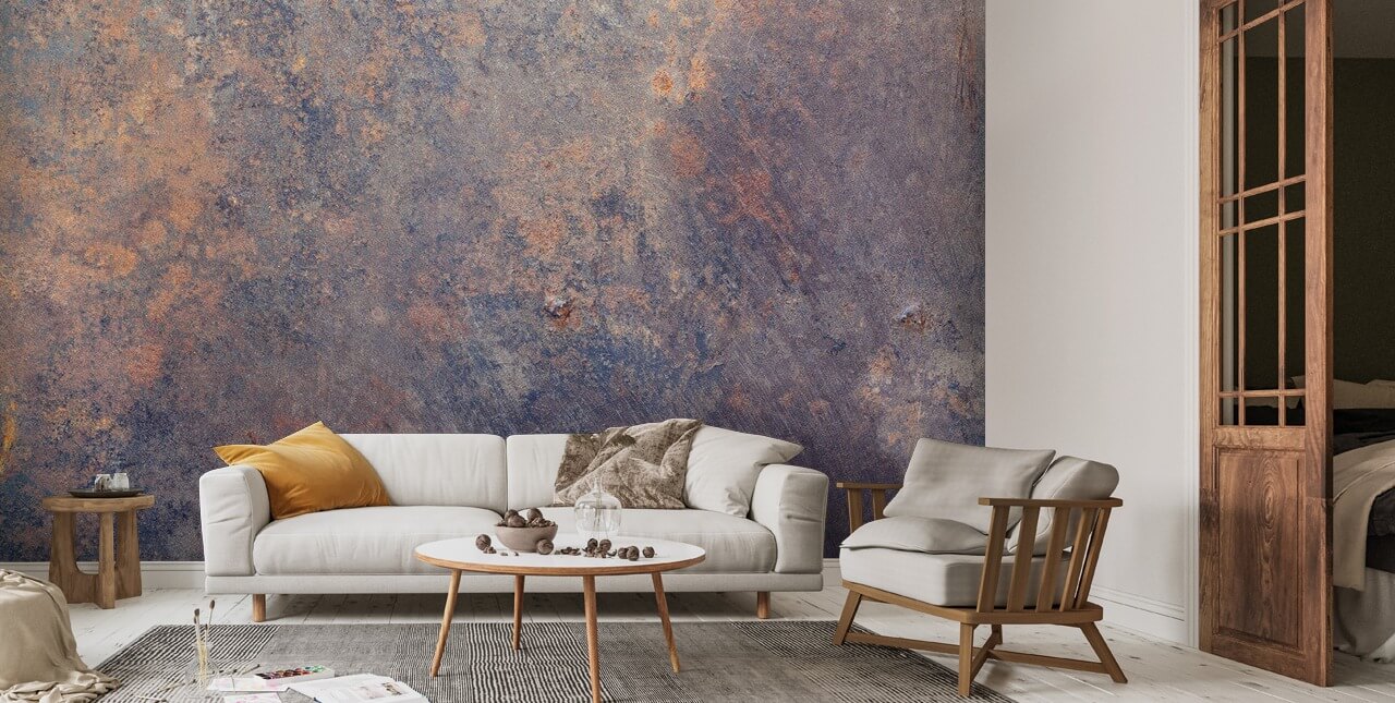 Purple Corrosion Wallpaper Mural | Wallsauce UK