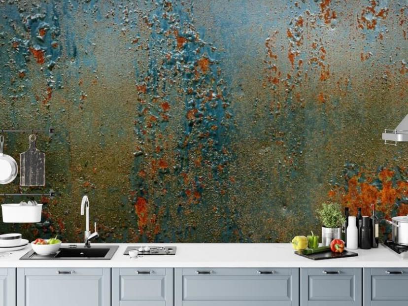 Metal & Rust Effect Wallpaper | Wallsauce UK