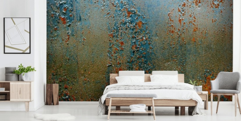 Metal & Rust Effect Wallpaper | Wallsauce UK