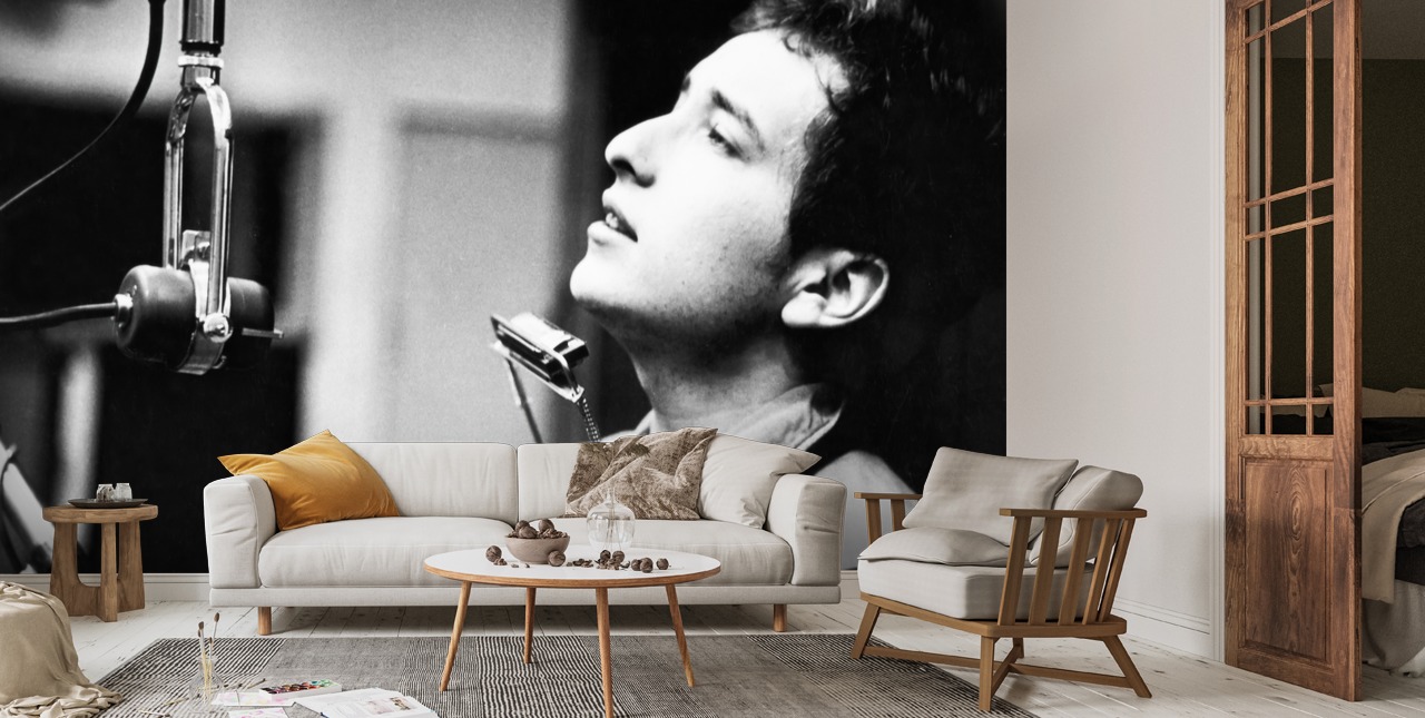 Bob Dylan Wallpaper Mural | Wallsauce UK