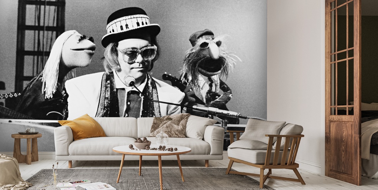 Elton John (The Muppet Show) Wallpaper Mural | Wallsauce UK