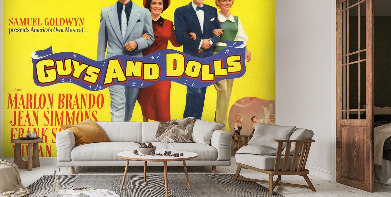 Guys and Dolls Movie Poster Wallpaper Mural | Wallsauce AU