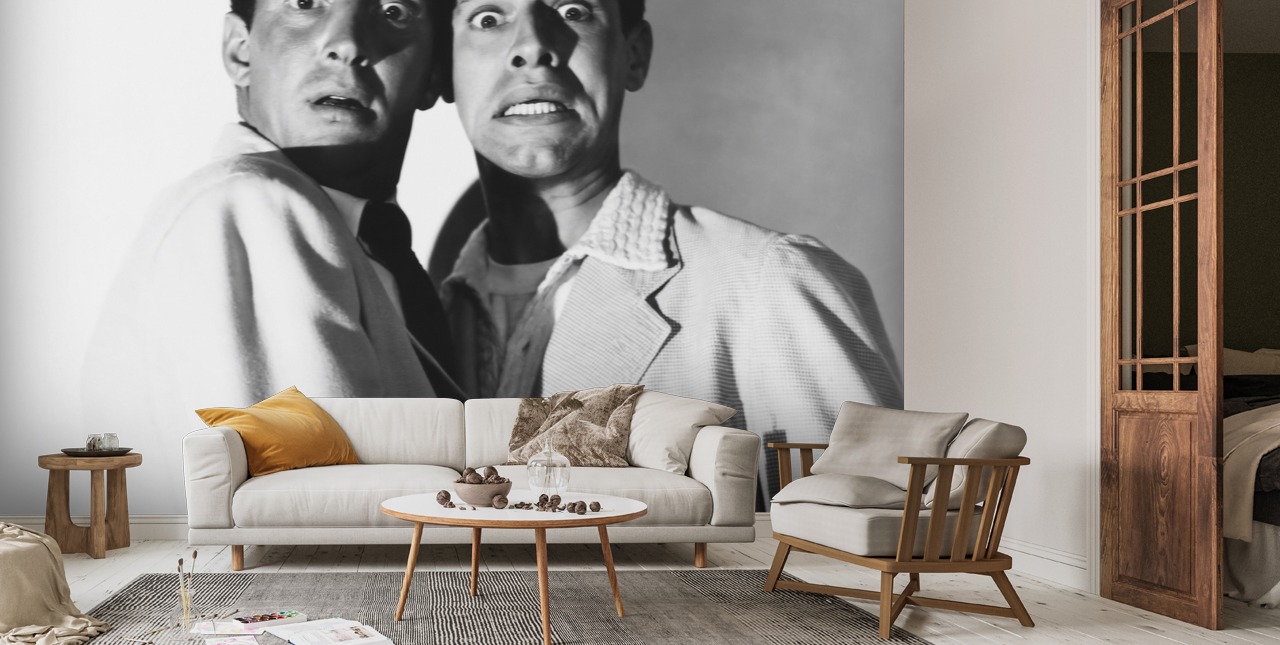 Jerry Lewis & Dean Martin (Scared Stiff) Mural | Wallsauce US