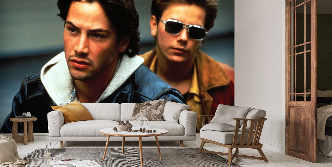 Keanu Reeves y River Phoenix (Mi propio Idaho privado) | Wallsauce ES