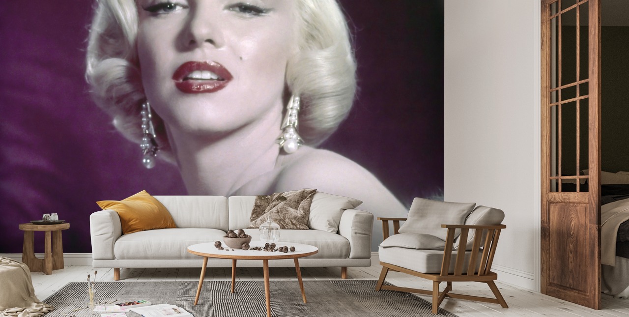 Marilyn Monroe III Wallpaper Mural | Wallsauce UK