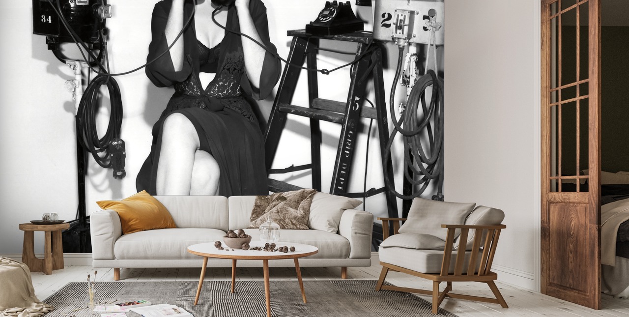 Marilyn Monroe (Don't Bother to Knock) Wall Mural | Wallsauce US