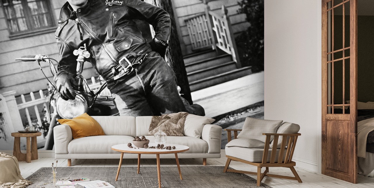 Marlon Brando II (Den vilda) väggmålning | Wallsauce SE