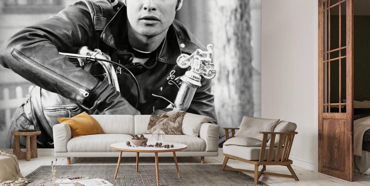 Marlon Brando (The Wild One) Wallpaper Mural | Wallsauce UK