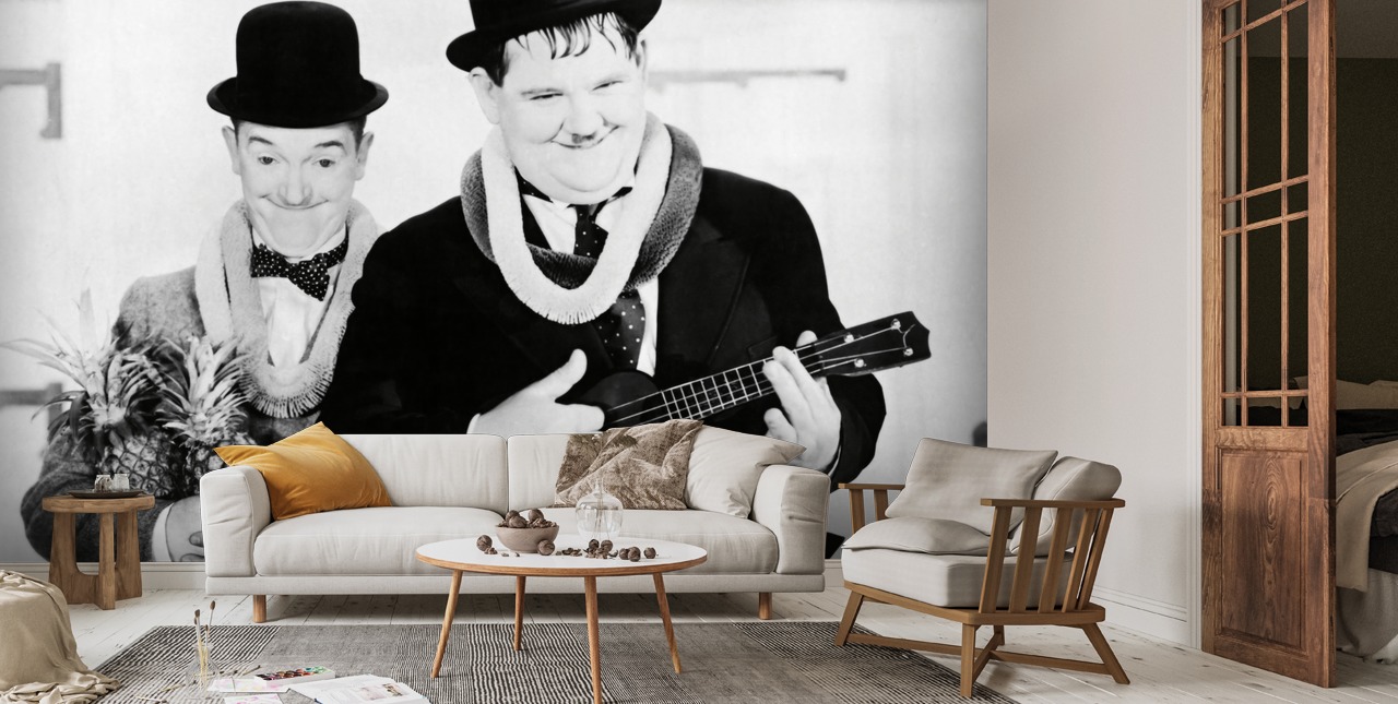 Laurel and Hardy (Sons of the Desert) Wall Mural | Wallsauce AU