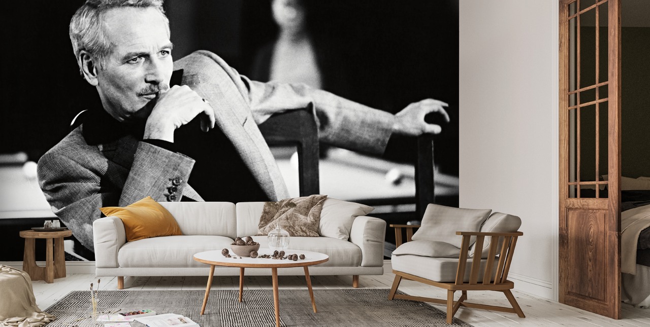 Paul Newman (The Color of Money) Wallpaper Mural | Wallsauce US