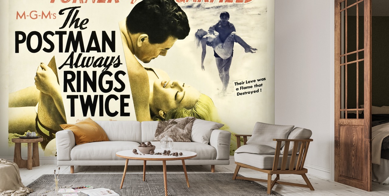 The Postman Always Rings Twice Wallpaper Mural | Wallsauce UK