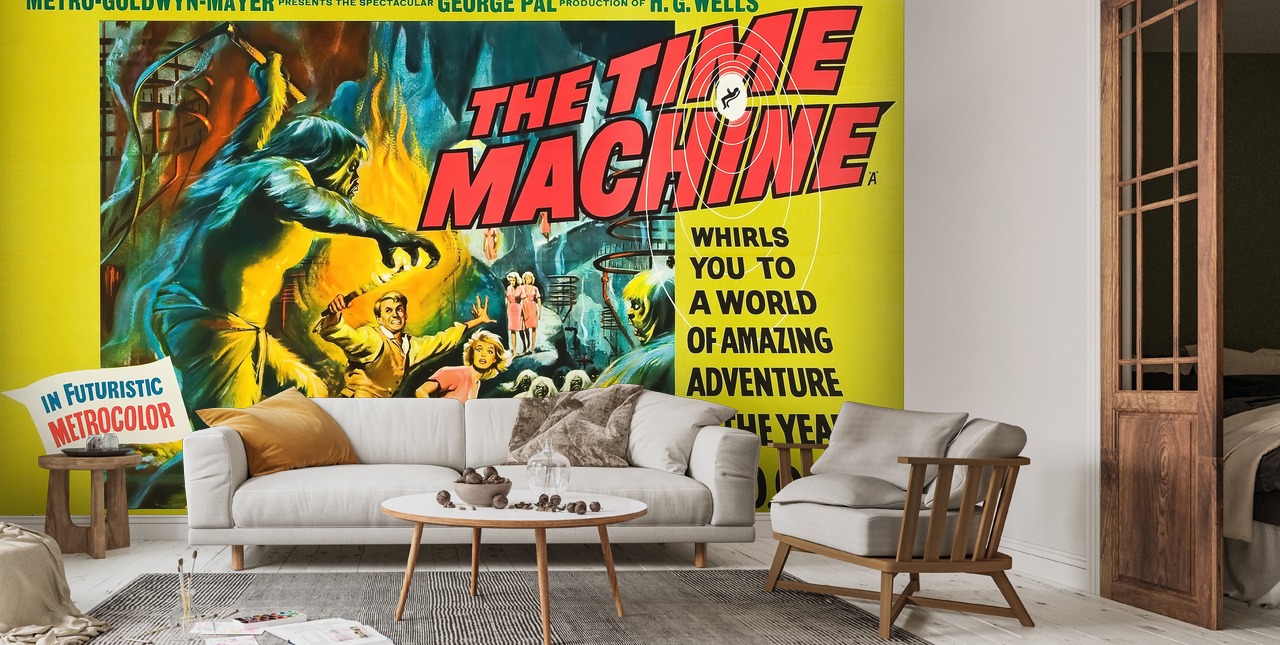 The Time Machine Poster Wallpaper Mural | Wallsauce US